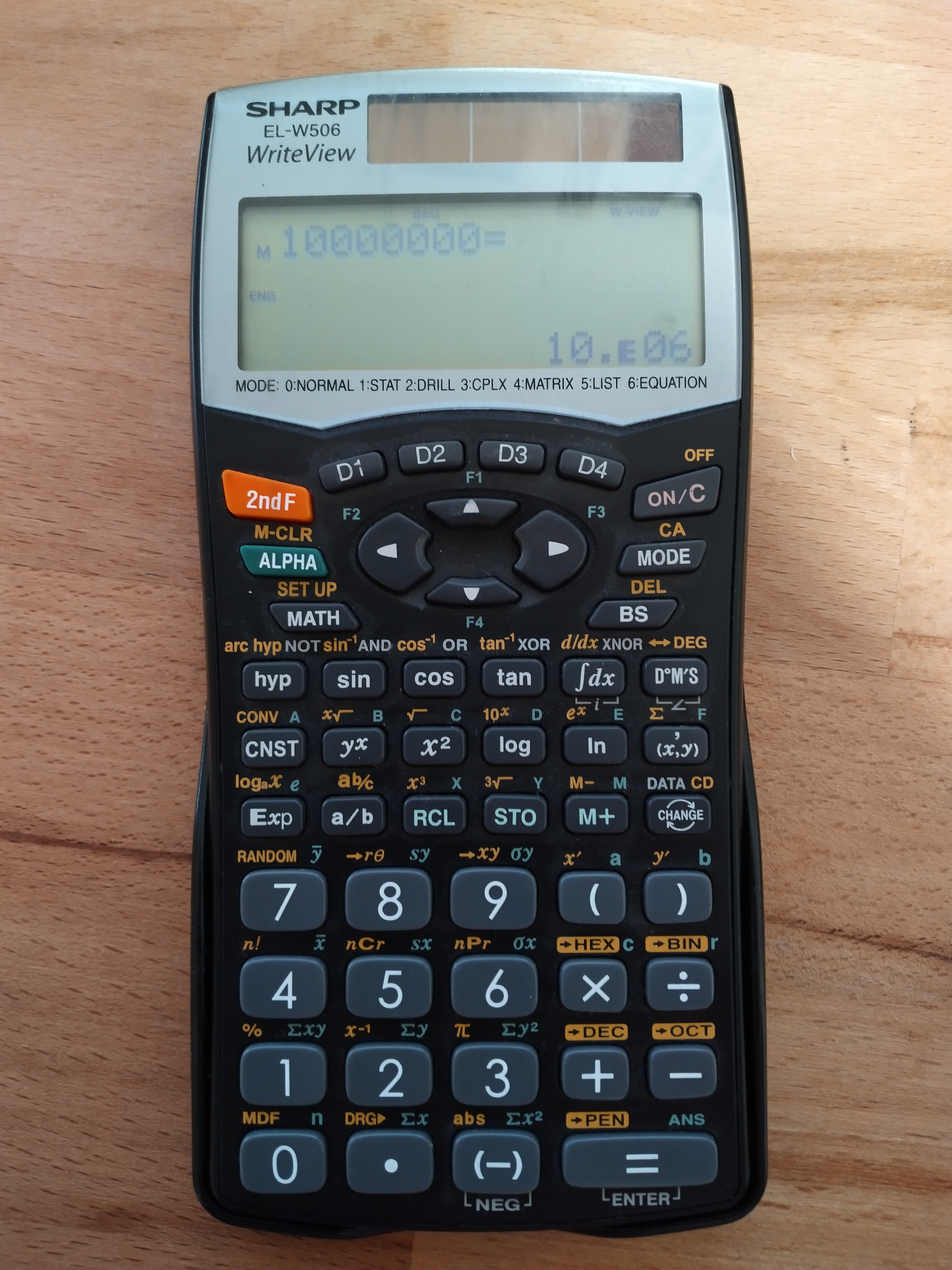 > 10e6 Under scientific notation, you should strongly prefer to write ...